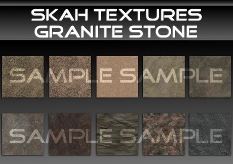 Second Life Marketplace Skah Textures Granite Stone Textures