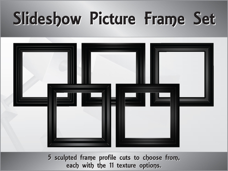 Second Life Marketplace - [zED] Slideshow Picture/Photo Frame Set