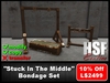Second Life Marketplace - Bondage Set "Stuck In The Middle"