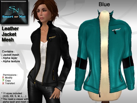 Second Life Marketplace - Leather jacket