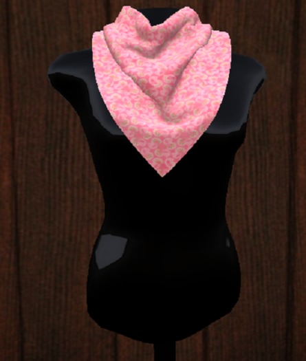 Second Life Marketplace - Shanti Pink Cotton Mesh Scarf