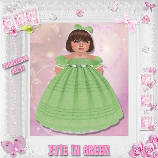 Second Life Marketplace - CCC Evie in Green - Toddleedoo Only!