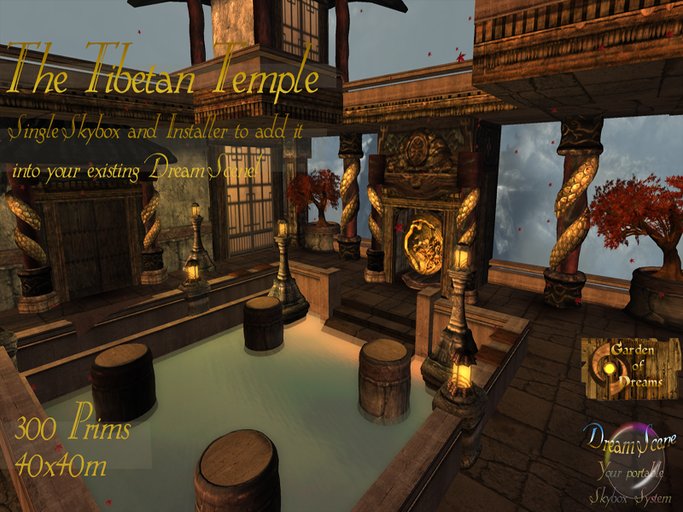 Second Life Marketplace - ~*GOD*~ Dream Scene - Tibetan Temple - Skybox