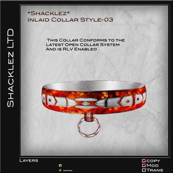 Second Life Marketplace - *Shacklez* Inlaid Collar St03