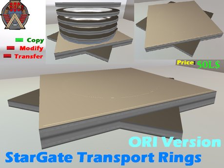 Second Life Marketplace - StarGate Transport Rings (By SGCt) [ORI]