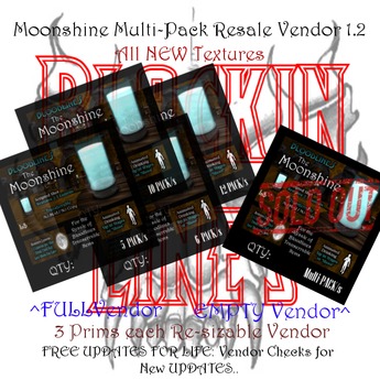 Second Life Marketplace - Moonshine Multi-Pack Resale Vendor 1.2 Box