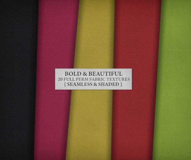 Second Life Marketplace - Bold & Beautiful { Fabric Solids } 20 full ...