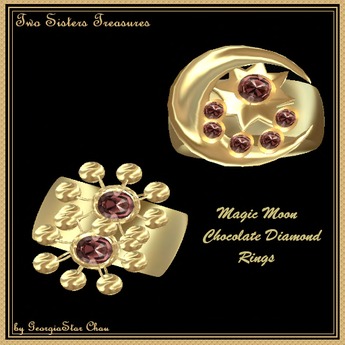 Second Life Marketplace - TST Magic Moon Chocolate Rings