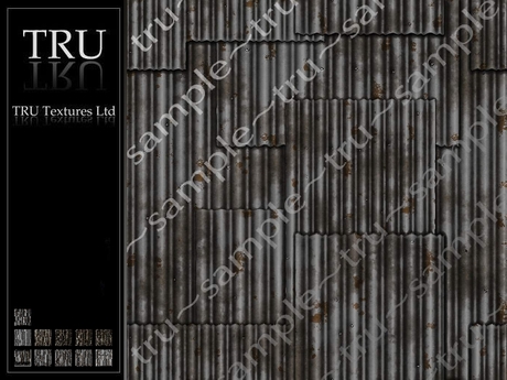 Second Life Marketplace - 13039: 10 x Seamless Corrugated Bunker Wall ...