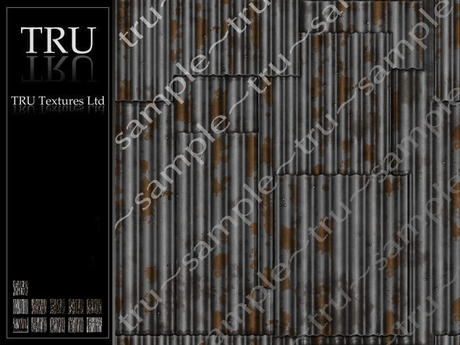 Second Life Marketplace - 13039: 10 x Seamless Corrugated Bunker Wall ...