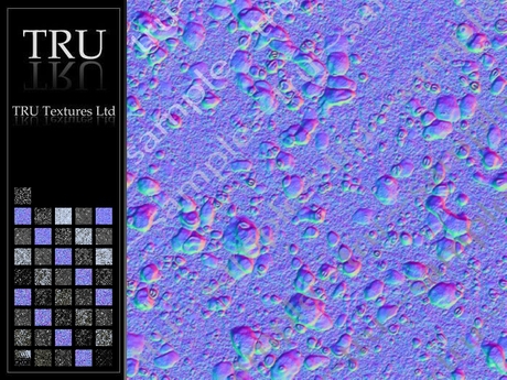Second Life Marketplace - 13022:Rocky Winter Terrain Textures With 3D Maps