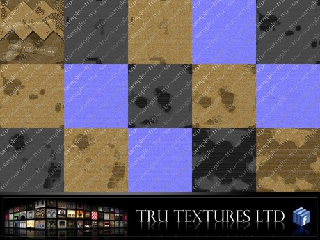 Second Life Marketplace - 13038: 30 x Seamless Worn Corrugated ...