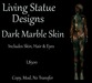 Second Life Marketplace - Living Statue Designs Dark Marble Skin