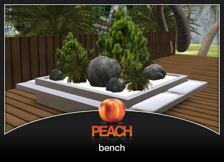 Second Life Marketplace - PEACH Bench