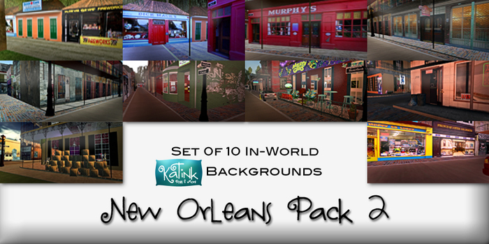 Second Life Marketplace - KaTink - New Orleans Pack 2
