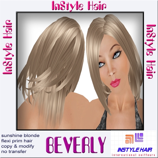 Second Life Marketplace - InStyle Hair -BEVERLY- (Sunshine blonde)