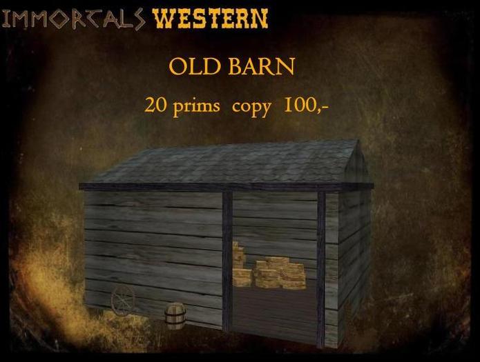 Second Life Marketplace - IMMORTALS WESTERN OLD BARN