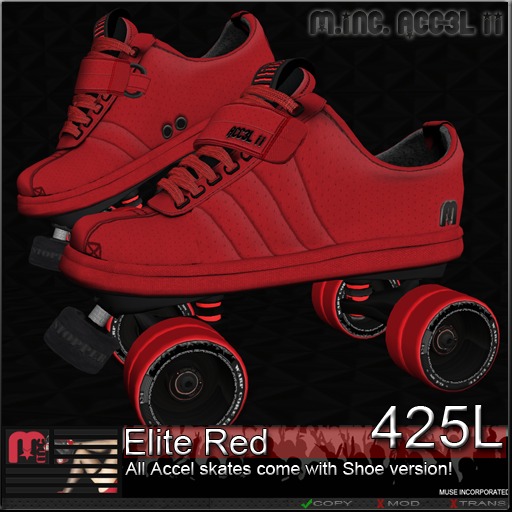 Second Life Marketplace - M.Inc. Accel II (Elite Red)