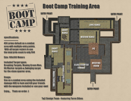 Second Life Marketplace - Boot Camp Training Area 1.0 Promo