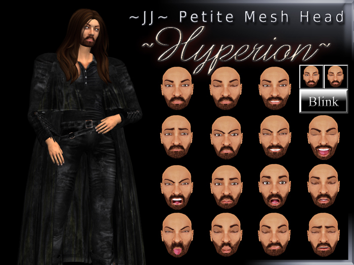 Second Life Marketplace - ~JJ~ Petite Male Head ~Hyperion~