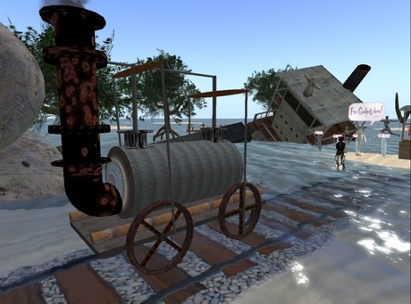 Second Life Marketplace - steampunk train