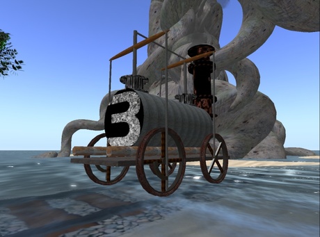 Second Life Marketplace - steampunk train