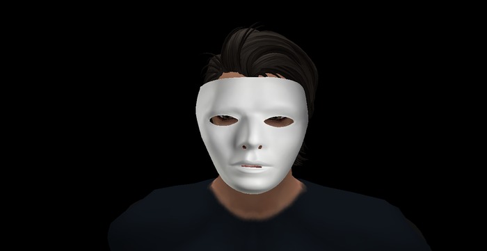 Second Life Marketplace - MW white male halloween mask