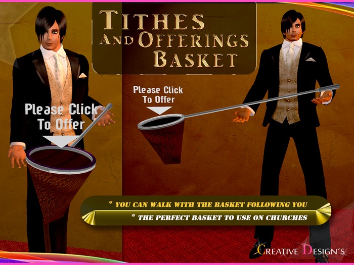 Second Life Marketplace - ::CreaTive DesiGn'S:: 0057 - Tithes and ...