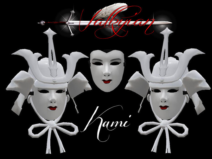 Second Life Marketplace - Kami Angelic, Samurai Helm and Mask