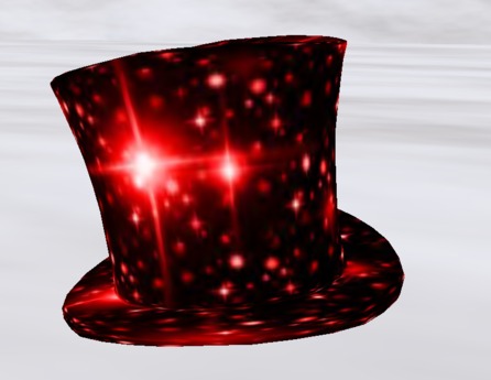 Second Life Marketplace - RED SPARKLE TOPHAT