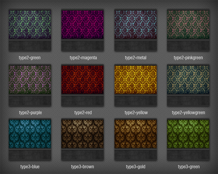 Second Life Marketplace - vivid - victorian wall textures