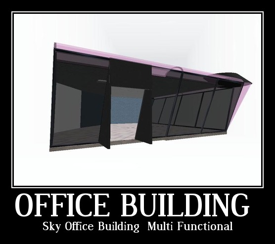 Second Life Marketplace - Sky Office Building / Multi Functional 31 prim