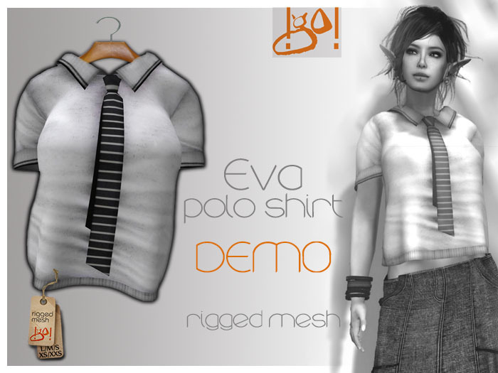 Second Life Marketplace - !gO! Eva polo shirt - demo