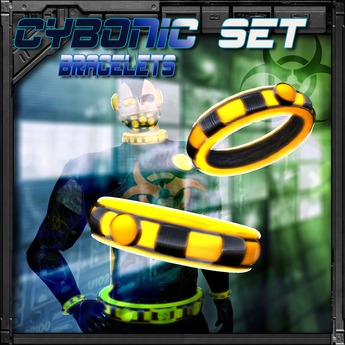 Second Life Marketplace - {RESPIR8R} CyBonic Bracelets