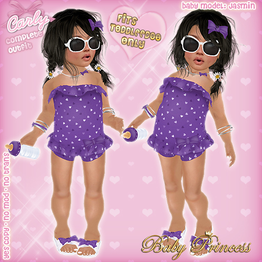 Second Life Marketplace - :*BABY*: Carly PURPLE { for ToddleeDoo MESH ...
