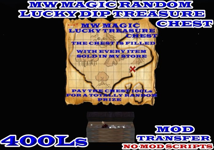 Second Life Marketplace - Mw Treasure chest / freebie random sales box