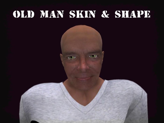 Second Life Marketplace - Old man skin & shape Wieslaw