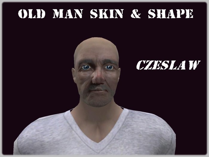 Second Life Marketplace - Old man skin & shape Czeslaw