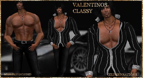 Second Life Marketplace - Valentinos Classy outfit silver