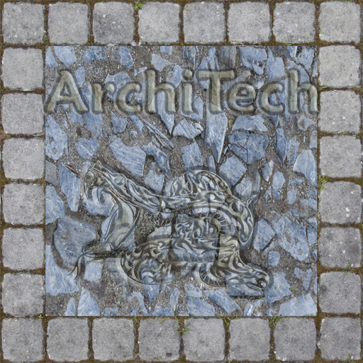 Second Life Marketplace - Rustic Granite Paving Border: Commercial Use ...