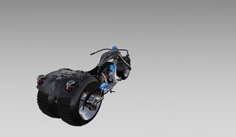 Second Life Marketplace - Art Bike Death Rider Choppers, bikes v.2.1 Box