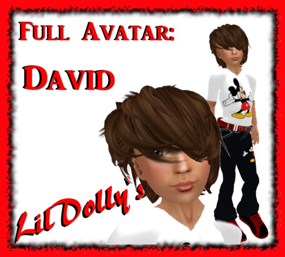Second Life Marketplace - 1500 *LilDolly's* David Full Avatar