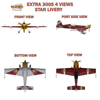 Second Life Marketplace - MILESTONE EXTRA 300S AEROBATIC STAR LIVERY