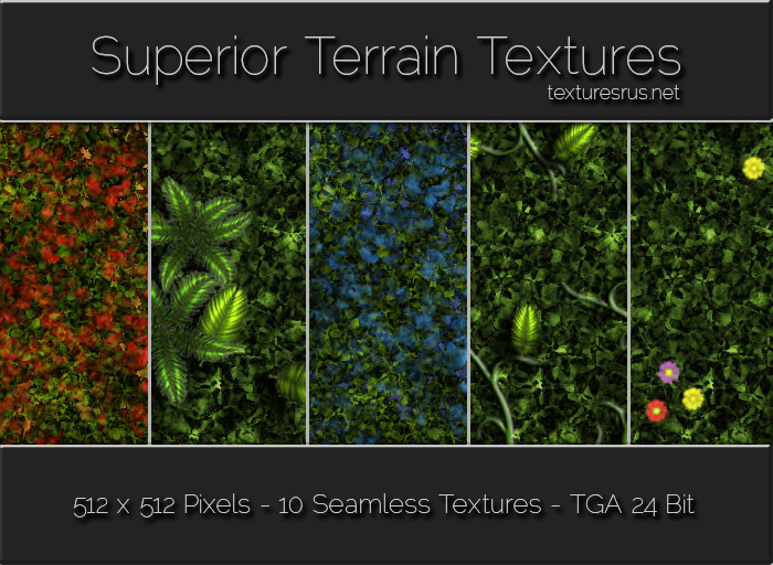 Second Life Marketplace - Textures R Us - SUPERIOR TERRAIN SIM FORMAT ...
