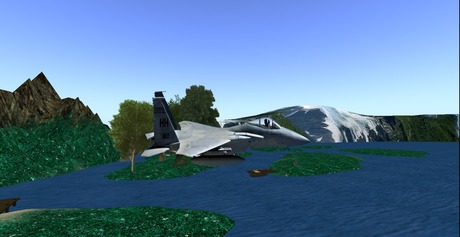 Second Life Marketplace - Fighter jet 2 prims