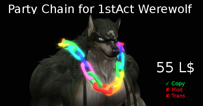 Second Life Marketplace - Party Chain for 1st Act Werewolf