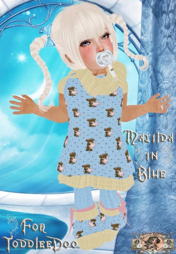 Second Life Marketplace - ..:: CutieBabys ..:: Matilda in Blue for TD