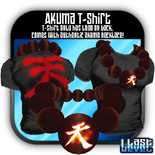 Second Life Marketplace - [LL] Akuma T-Shirt & Necklace