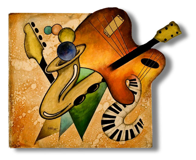 Second Life Marketplace Playin The Blues Wall Art