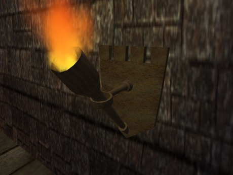 Second Life Marketplace - Castle torch *Only 2 prims*